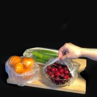 China Disposable Food Plastic Wrap Elastic Bowl Cover 100PCS OPP Bag 14cm 16cm 19cm Custom Logo for sale