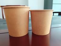 China Custom Logo Food Grade Soup Bowl 8oz with Lid Disposable Eco Friendly Paper Bucket for sale