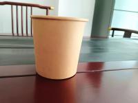 China Custom Logo Food Grade Soup Bowl 8oz with Lid Disposable Eco Friendly Paper Bucket for sale
