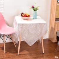 China Disposable PE Plastic Rectangular Tablecloth 1.8x1.7m Waterproof Dining Cloth for sale
