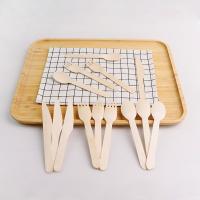 China Disposable 1.5g Eco-Friendly Wooden Fork Knife Spoon Set Food Contact Grade 33cm for sale