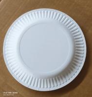 China 9 inch Eco Friendly Sugarcane Bagasse Round Disposable Plate 47x33x31.5 cm for sale