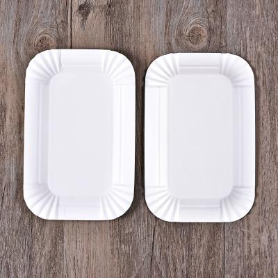 China Square Plate Disposable Products Food Packaging Cake with Biodegradable Material for sale