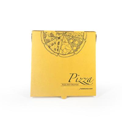 China Kraft Paper Pizza Box 7-12in Disposable Eco-Friendly Food Container Bulk Pack 0.5kg for sale