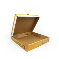 China Kraft Paper Pizza Box 7-12in Disposable Eco-Friendly Food Container Bulk Pack 0.5kg for sale
