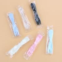 China Straight Style Disposable Plastic Cake Fork for Fruit Dim Sum and Other Foods for sale