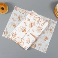 China Disposable Greaseproof Paper for Sandwich Wrapping Eco Friendly Custom Size Oil Proof Food Paper for sale