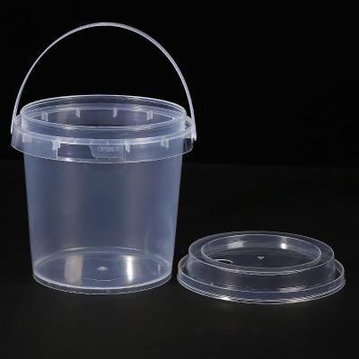 China PP Plastic Paint Bucket 5L 9L 10L with Handle and Lid Eco Friendly Round Pail for sale