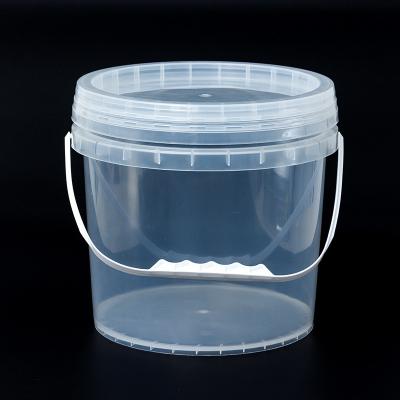 China PP Plastic Bucket 500ml to 10L for Ice Cream Fruit Cheese Cat and Dog Food for sale