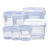 China PP Plastic Bucket 500ml to 10L for Ice Cream Fruit Cheese Cat and Dog Food for sale