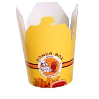 China Custom Recycled French Fries Paper Boxes 1000ml Eco Friendly Fast Food Takeaway Packaging for sale