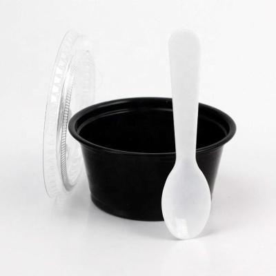 China PP Plastic Disposable Portion Sauce Souffle Cup 2oz for Salad Dressing Deli for sale