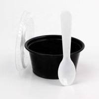 China Customized 2 Oz Disposable PP Sauce Cups with Lids for Portion Control 13cm for sale