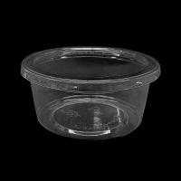 China 1 Oz Degradable Plastic Sauce Cup with Lid 13cm x 12.4cm x 10.5cm Eco Friendly Disposable Condiment Cup for sale