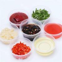 China Transparent PP Disposable Sauce Cup Juice Cup 13cm x 12.4cm x 10.5cm SGS Approved for sale