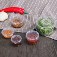 China PP Plastic Portion Cup 13cm with Clear Lid for Sauce Condiment Jello Shots for sale
