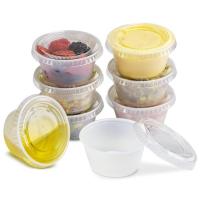 China Multi Color Clear PP Disposable Mini Plastic Cup for Sauce in Different Sizes for sale