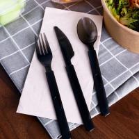 China Disposable Cutlery Set Food Grade PS Plastic Spoon Fork Knife for Initial Payment for sale