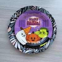 China 9 inch Round Disposable Paper Plate 300GSM Eco Friendly Customizable for Food Packaging for sale