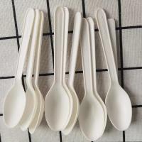 China White PP Disposable Cutlery Set 14cm 18cm Knife Spoon Fork Custom Logo for sale