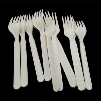 China White PP Disposable Cutlery Set 14cm 18cm Knife Spoon Fork Custom Logo for sale