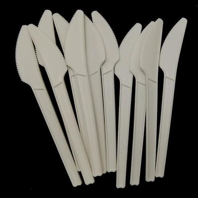 China Transparent Disposable Plastic Utensils Set 14cm 18cm Eco Friendly To Go Spoon and Forks for sale
