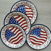 China Eco Friendly Disposable Paper Plates 180mm 230mm for Birthday Party Food Cake Lunch for sale