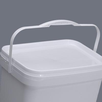 China Multi Color PP Food Grade Rectangular Plastic Bucket Can Be Customized Printed Containers for sale