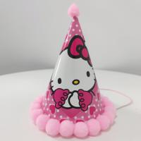 China Wholesale Colorful Paper Party Hats for Kids First Birthday Decoration 19cm Custom Size for sale