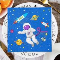 China Customized Cartoon Disposable Paper Napkins 20 Sheets for Birthday Party Wedding Decor for sale
