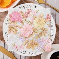 China Customized Cartoon Disposable Paper Napkins 20 Sheets for Birthday Party Wedding Decor for sale