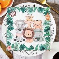 China Customized Cartoon Disposable Paper Napkins 20 Sheets for Birthday Party Wedding Decor for sale