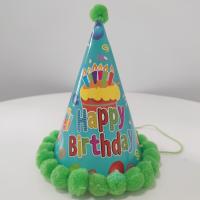 China Custom Paper Party Cone Hat 19cm for Birthday Decoration Adult Children Party Supplies for sale