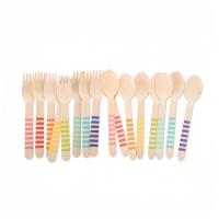 China Disposable Wooden Coffee Stirrer Spoon 15.8cm Eco Friendly Biodegradable for Hotels Cafes for sale
