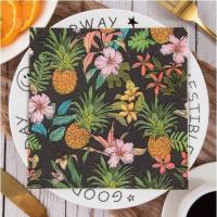 China Disposable Flora Cartoon Printed Napkins 20 Sheets per Bag Eco-Friendly Party Decoration for sale