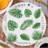 China Custom Printed Paper Napkins 20 Sheets per Bag Eco Friendly Virgin Wood Pulp Disposable Party Decoration Tissue for sale