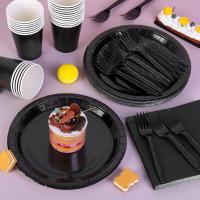 China Colourful Party Plates Cups Napkins Sets for Fully Customized Disposable Paper Plates for sale