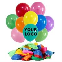 China 12 Inch Latex Balloons 0.005 Kg Single Gross Weight Custom Colors Party Decorations for sale