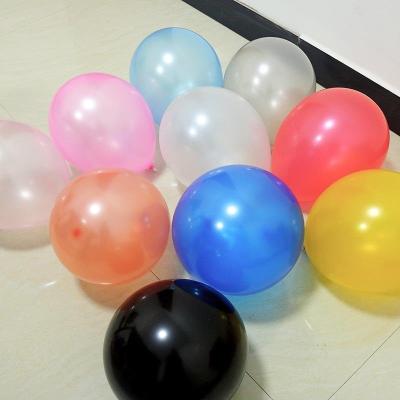 China 12 Inch Pearl Metallic Latex Balloons Round Shape Party Decoration Custom Colors 500pcs MOQ for sale