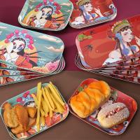 China 50PCS Waterproof Disposable Paper Plates Square Parchment Baking Reusable Bowl 6 Inch for sale