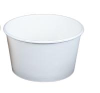 China Biodegradable Bamboo Wood Bicolor Salad Bowl 500ml Eco Friendly Disposable Kraft Paper Bowl for sale