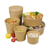 China Tableware Sample 7 Days Customized Eco Friendly Takeout Snack or Salad Paper Bowl for sale