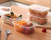 China Disposable PP Plastic Bowl with Lid 500ml Leakproof Microwavable Food Container for sale