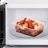 China Disposable PP Plastic Bowl with Lid 500ml Leakproof Microwavable Food Container for sale
