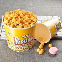 China Wholesale Disposable Popcorn Box Food Grade Cardboard Eco Friendly Customizable for Kids Vintage Craft for sale