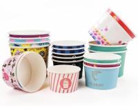 China Eco-Friendly Biodegradable Disposable Paper Bowl 4oz-16oz for Ice Cream and Salad for sale