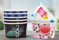 China Eco-Friendly Biodegradable Disposable Paper Bowl 4oz-16oz for Ice Cream and Salad for sale