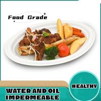 China Eco-Friendly Biodegradable Paper Pulp Food Plate Paper Food Containers Customization for sale