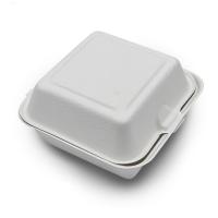 China Takeout Food Box Customized Request for 100% Compostable Disposable Bagasse Lunch Box for sale