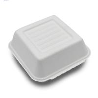 China Takeout Food Box Customized Request for 100% Compostable Disposable Bagasse Lunch Box for sale